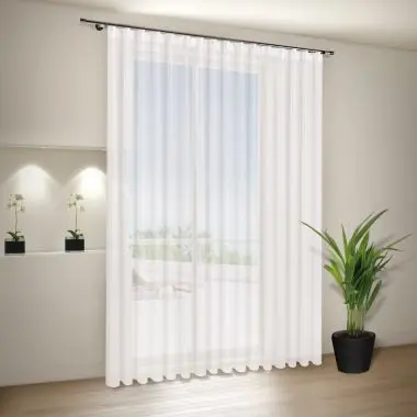 Stilvolle Gardine Mit Wellenband Bild